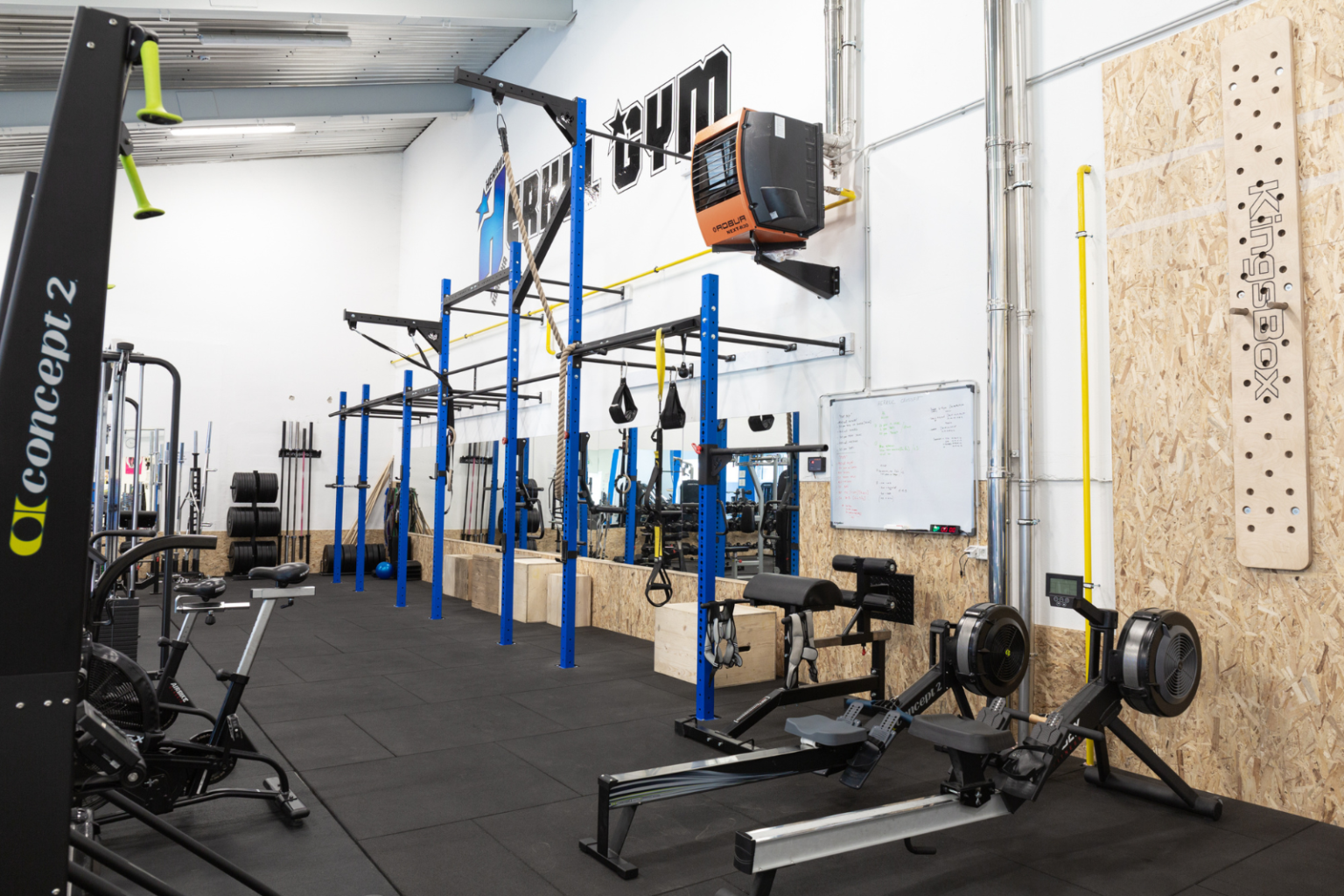 Making good use of a narrow and long space in the gym - Herkul Gym