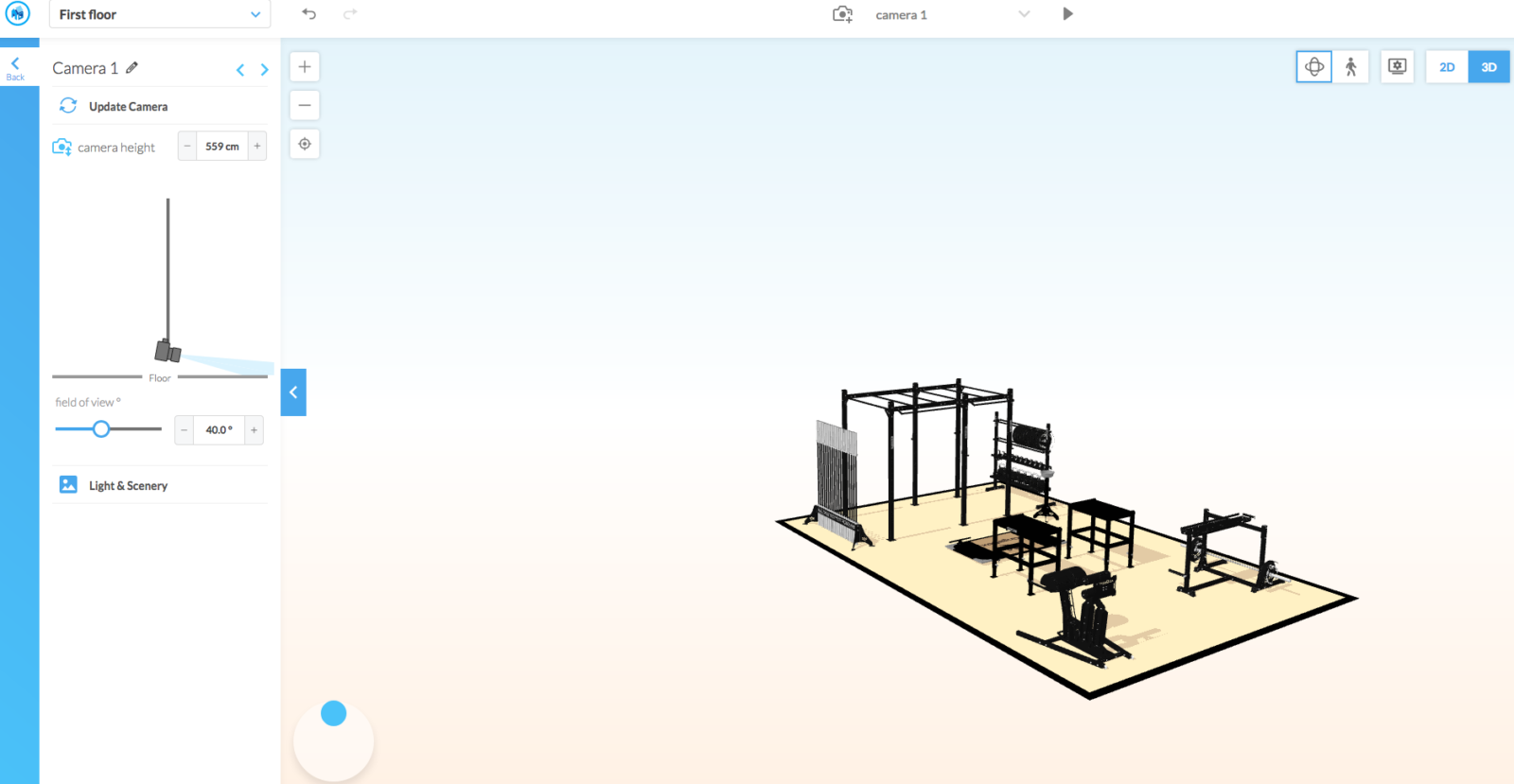 Gym Builder | The configurator to design the 3D gym of your dreams